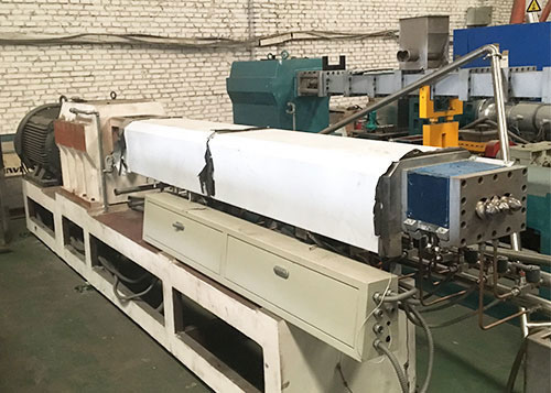 High Yield Triple Screw Plastic Extruder for filler masterbatch ...