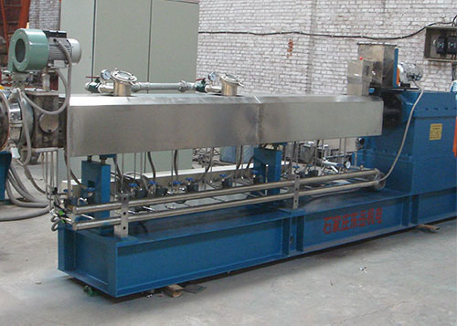 High Yield Triple Screw Plastic Extruder for filler masterbatch ...