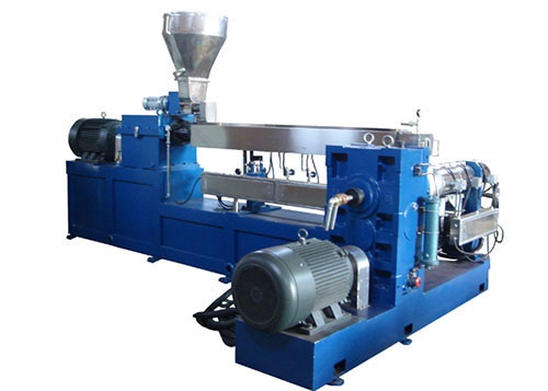 Plastic Two Stage Screw Extruder For soft pvc granulation line (SHJ65 ...