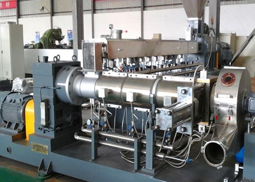 Plastic Two Stage Screw Extruder For color masterbatch making (SHJ65 ...